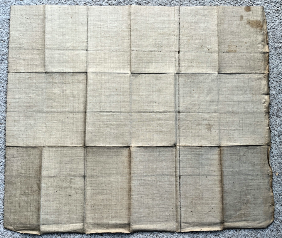 Vintage OS Map Flint Sheet 43 Revised 1909 Linen | eBay UK