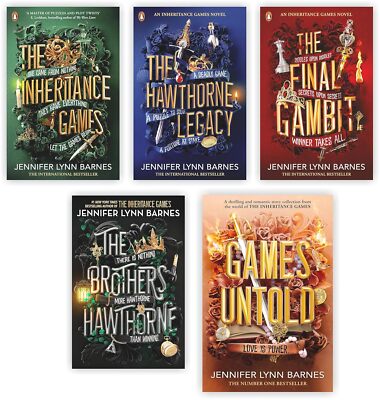 The Inheritance Games 5 Books Collection Set By Jennifer Lynn Barnes ...