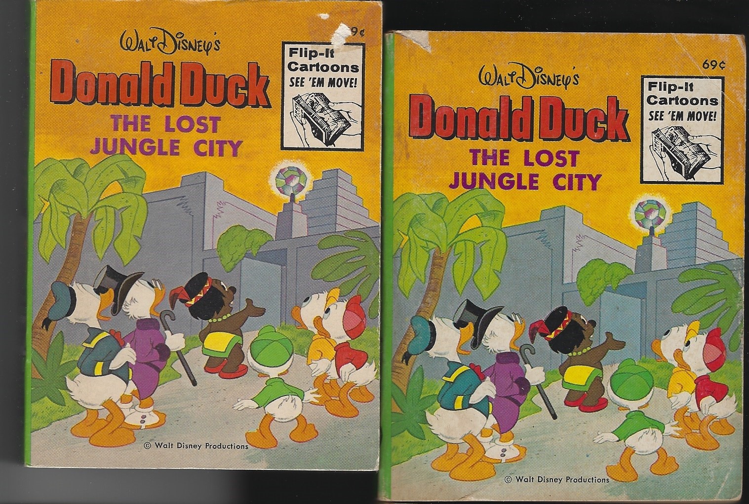 WHITMAN BLB BIG LITTLE BOOK 1975 DONALD DUCK THE LOST JUNGLE CITY 5773 ...