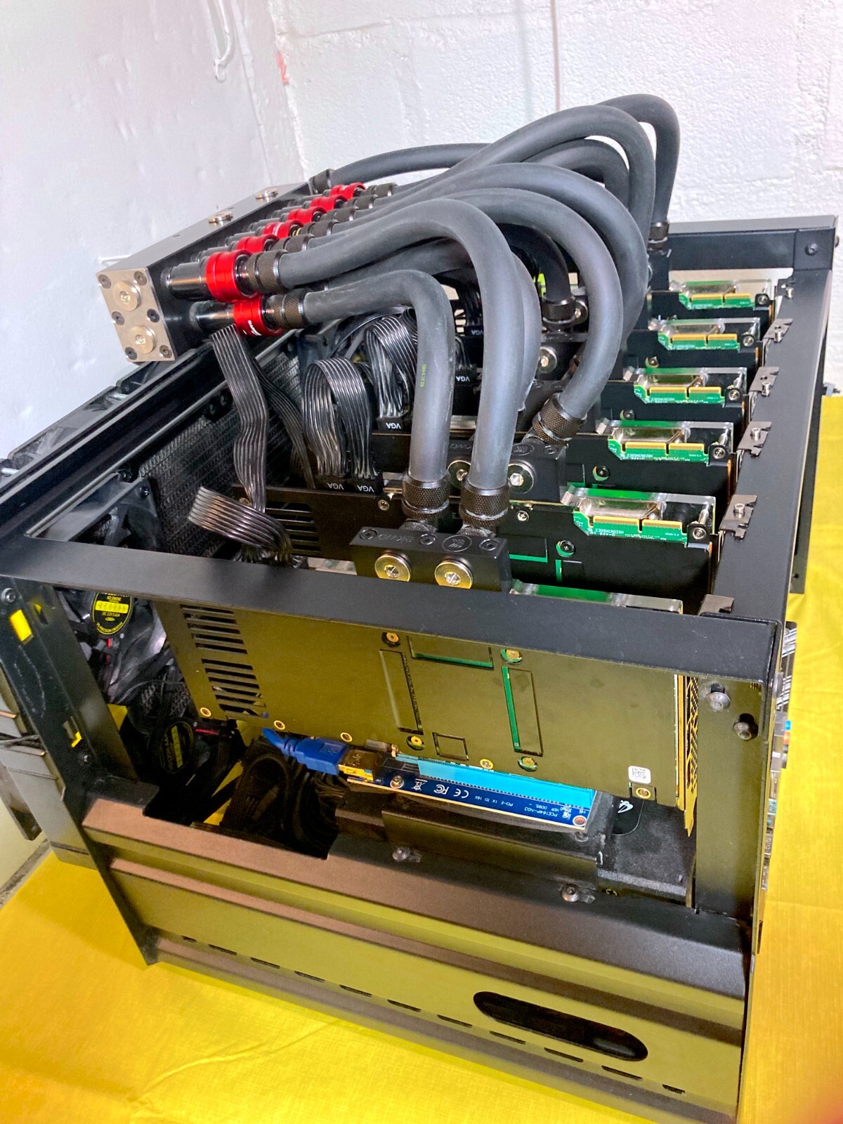 Mining Rig 6x NVIDIA RTX 3090 GPU - Liquid Cooling - 2x1200W - RaveoOS ...