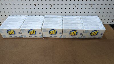 Lot of 25 All Free & Clear Liquid Laundry Detergent Single Load Box ...