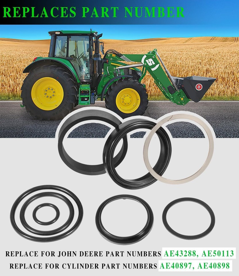 AE50113 Hydraulic Gate Cylinder Seal Kit for John Deere Cylinder ...