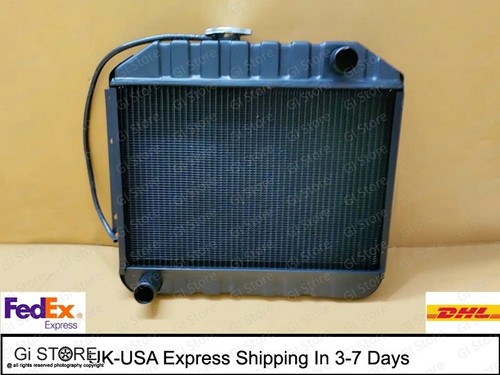 Heavy Duty Copper Fin Radiator Assembly For Jeep CJ340 CJ540 & MM540 | eBay