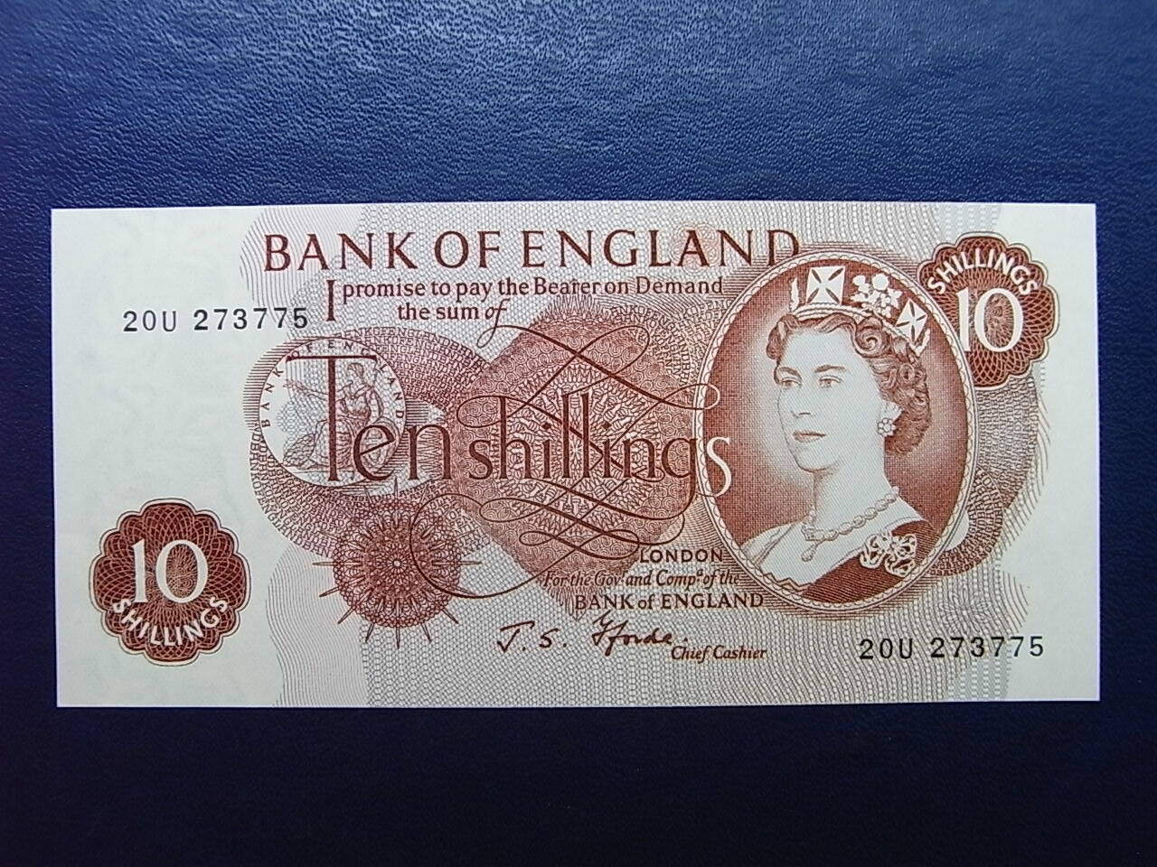 Bank of England Ten Shillings note Fforde 1966-70 | eBay UK