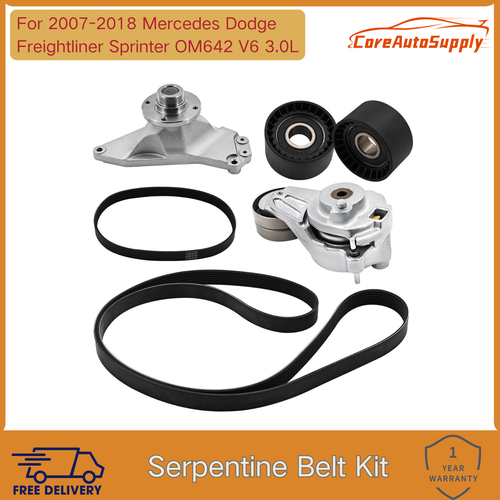 Fits Mercedes Dodge Freightliner Sprinter 3.0L V6 2007-2018 Serpentine ...