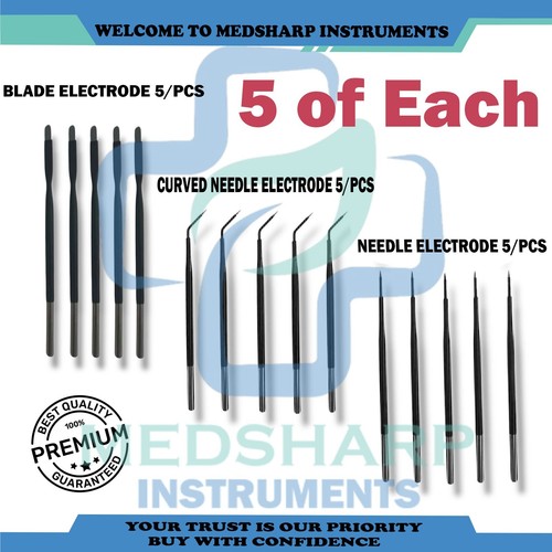 70mm Reusable Electrosurgery Tips Needle Blade Electrode Cautery Knife ...