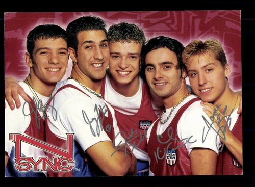 N Sync Autogrammkarte ## BC 150386 | eBay
