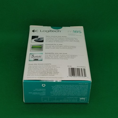 Logitech Wireless Mouse M185 - Silver for sale online | eBay