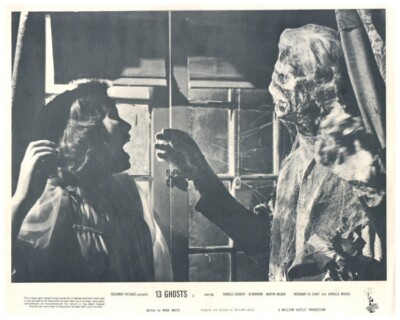 13 Ghosts 1960 William Castle Cult Horror Original Lobby Card Jo Morrow ...