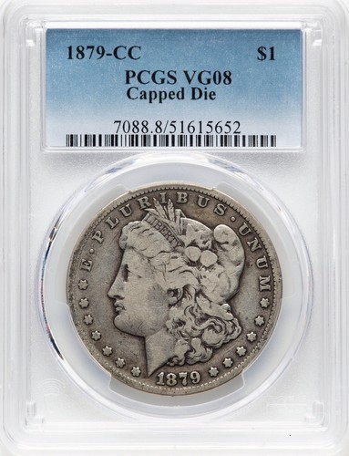 1879-CC MORGAN DOLLAR~PCGS VG 8 CAPPED DIE VAM~ BETTER KEY DATE ...