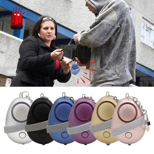 Anti-Attack Alarm Key Ring Personal Protection Scream Loud Alarm Self ...