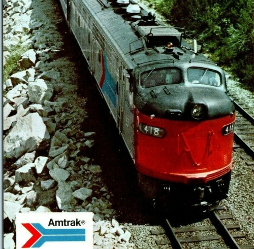 The Coast Starlight Amtrak 418 Train Rail Track Railroad Vintage Postcard | eBay