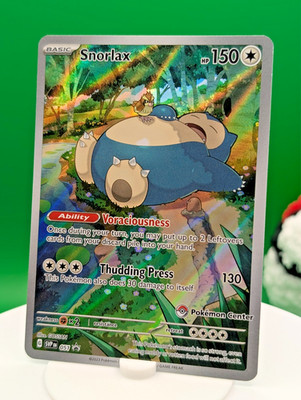 SNORLAX SVP 051 SVP051 Pokemon Center Stamped 151 ETB Promo - SEE VIDEO ...