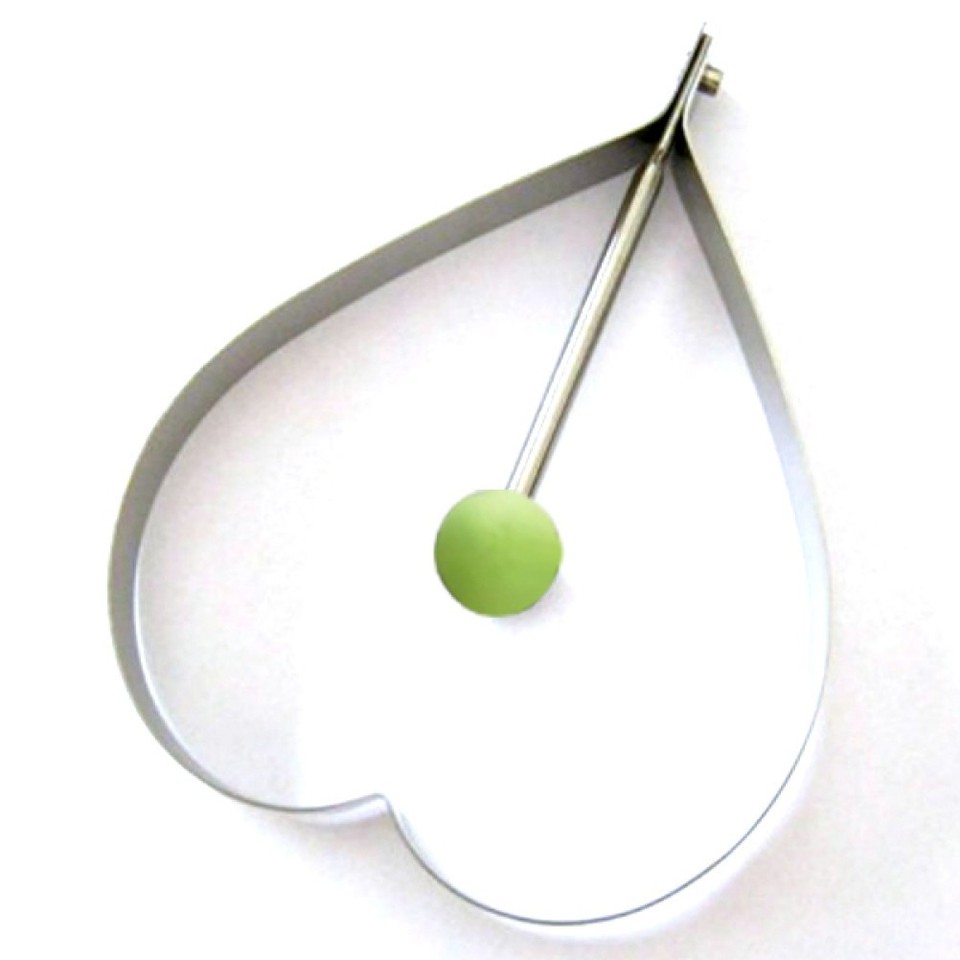 4pcs Stainless Steel Heart /Round /Pentagram Star /Plum Flower Shaped ...