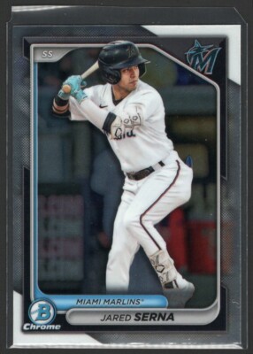 Jared Serna 2024 Bowman Draft Chrome #BDC-161 - Miami Marlins | eBay