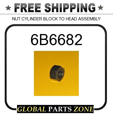 6B6682 - NUT CYLINDER BLOCK TO HEAD ASSEMBLY 1B4207 for Caterpillar ...