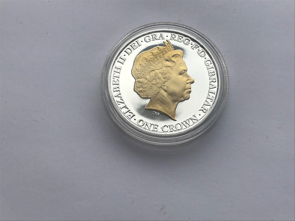 Gibraltar Crown Coin 2016 Elizabeth II 90th Birthday Silver (.999 ...