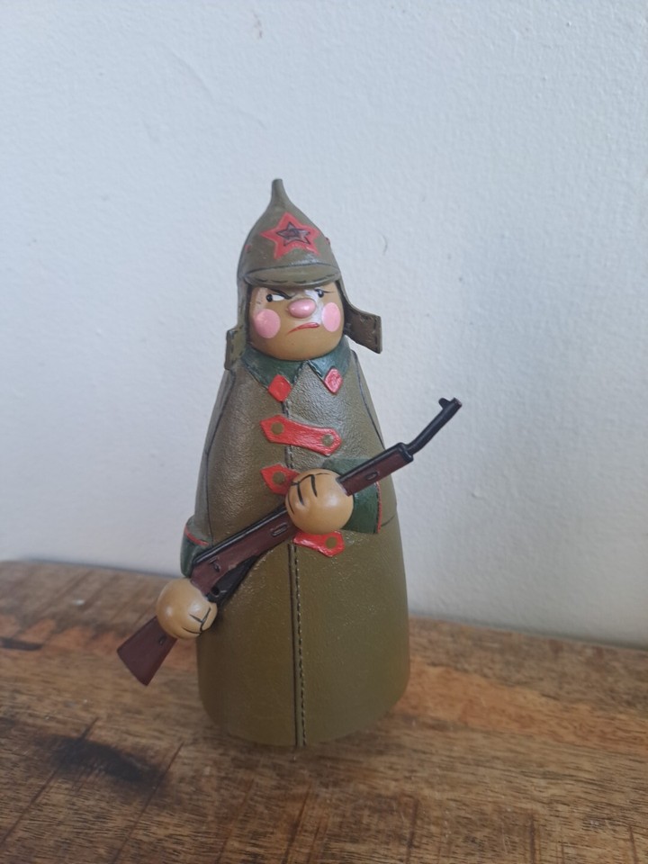 Vintage Ramp Walker Plastic Toy RUSSIAN SOLDIER with Rifle 6" Tall | eBay