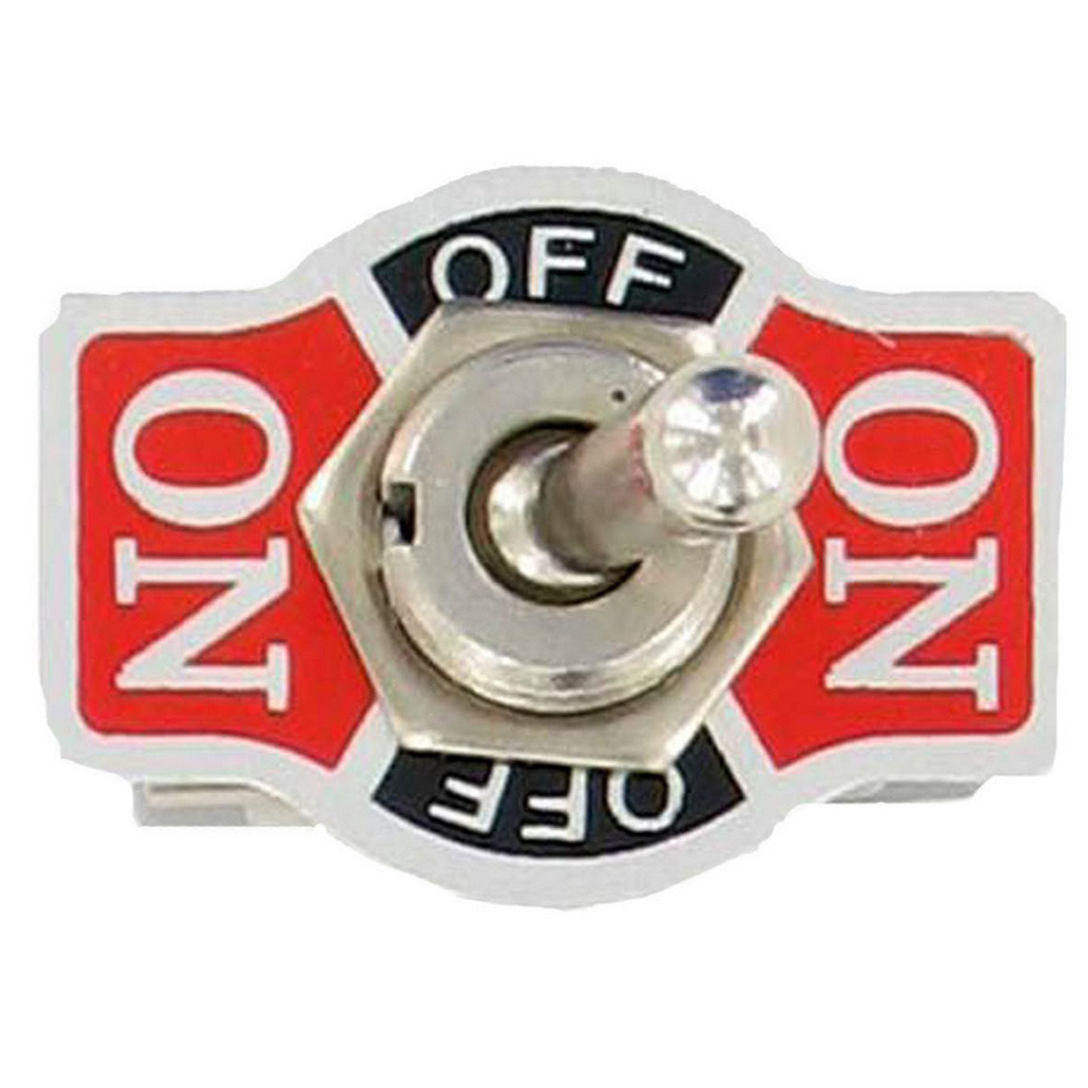 5 X Car 20A 125V 15A 250V DPDT 6Pin ON/OFF/ON Metal Toggle Switch Cap ...