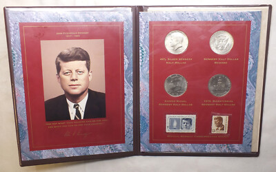 John F Kennedy 1967 - 1994 Coin & Stamp Portfolio JFK United States ...