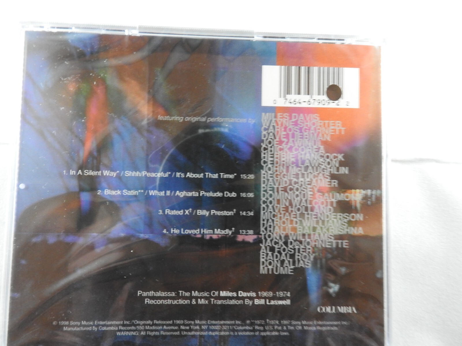 Panthalassa: The Music of Miles Davis 1969-1974 by Miles Davis (CD, Apr ...