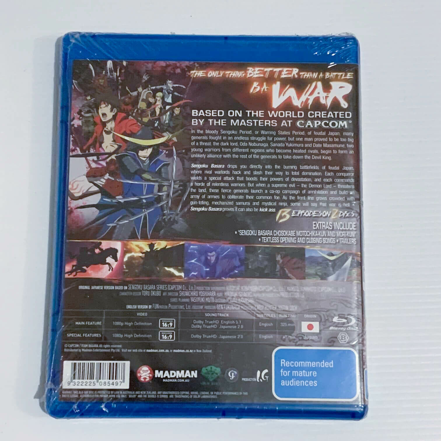 Sengoku Basara Samurai Kings : Season 1 Collection (Blu Ray) new - Free Postage 9322225085497 | eBay