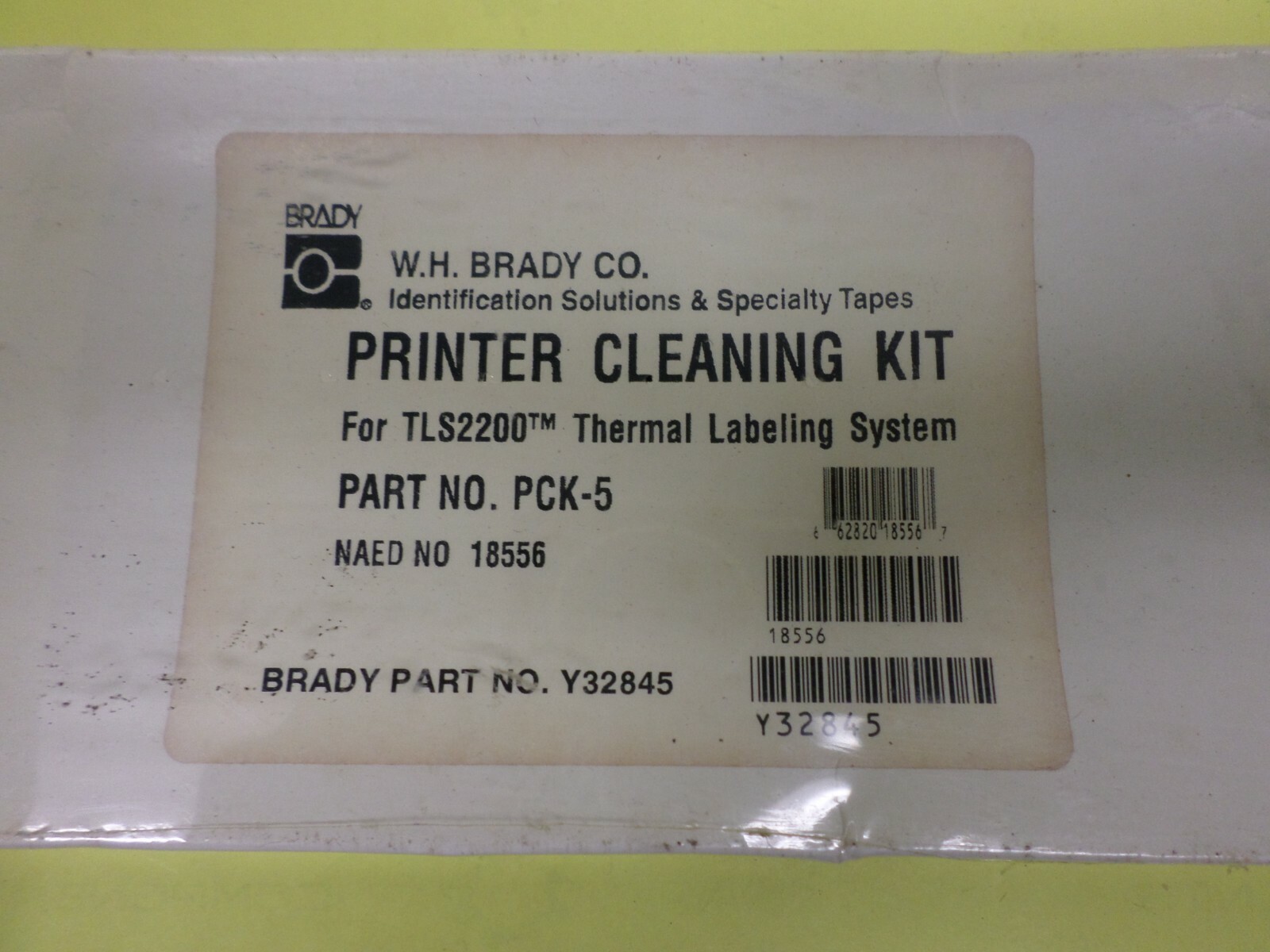 W.H. BRADY CO. PCK-5 PRINTER CLEANING KIT LOT OF 2 | eBay