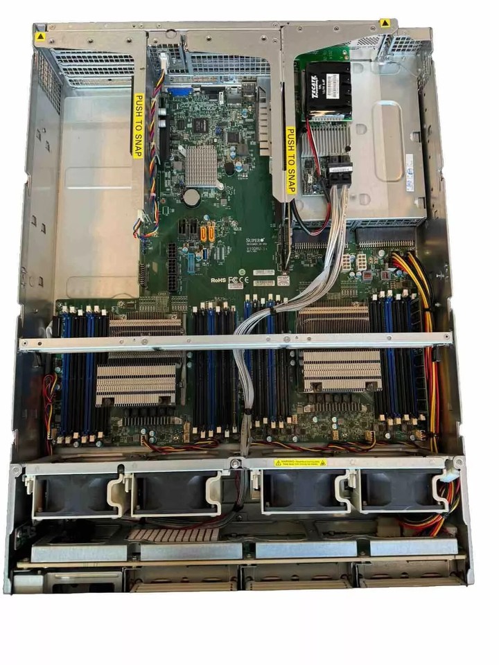 2U 12 Bay SAS3 SuperMicro Server 6028U-TR4T+ W/ X10DRU-i+,2xXeon E5 ...