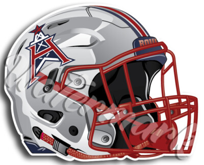 Houston Roughnecks Helmet Sticker / XFL Decal 10 Sizes ️🏈 FAST SHIP ...