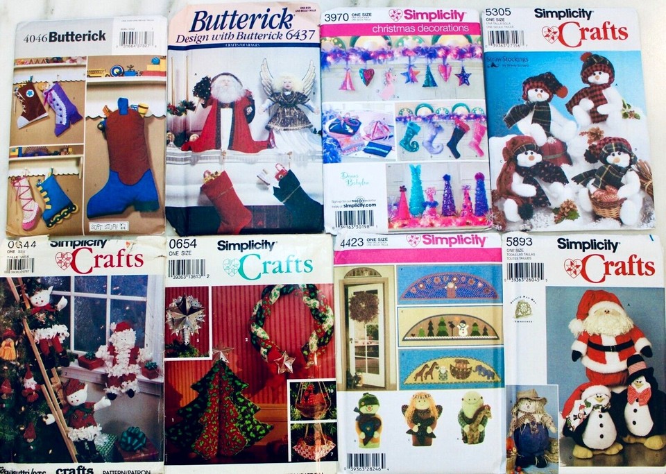 Vtg Christmas Craft Sewing Pattern ~ UC ~ U Pick! | eBay