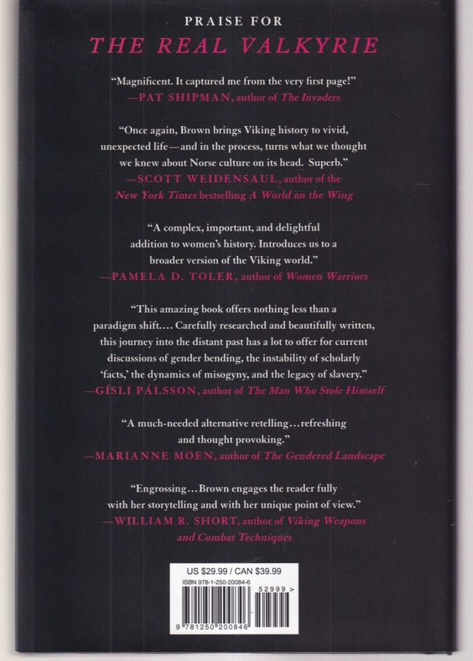 THE REAL VALKYRIE: The Hidden History of Viking Warrior Women (2021 HC ...
