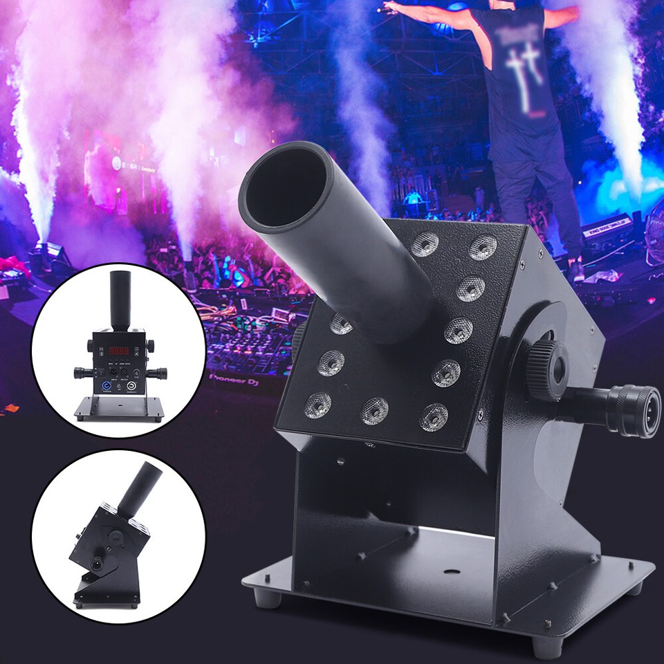 LED CO2 Jet Smoke Machine w/5m Hose CO2 Cannon DMX Blaster DJ Disco ...