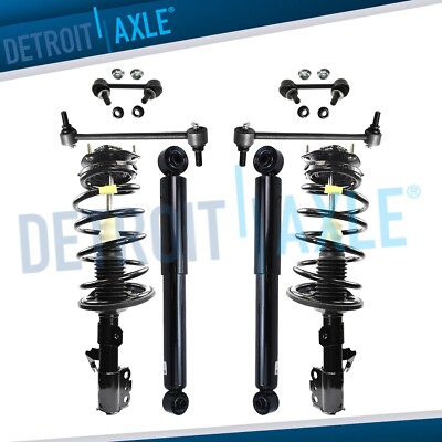 Front Rear Struts Spring Shock Absorbers Sway Bars Kit for Lexus RX350 ...