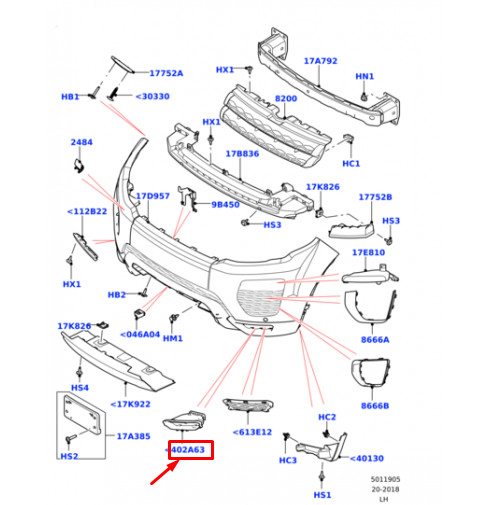Land Rover LR084847 | Duct - Brake Cal for sale online | eBay