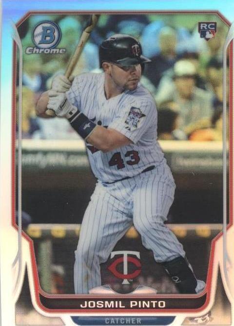 2014 Bowman Chrome - Josmil Pinto #13 Refractor /500 (RC) for sale ...