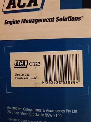 ACA Doreman Ignition Coil C122 | eBay Australia