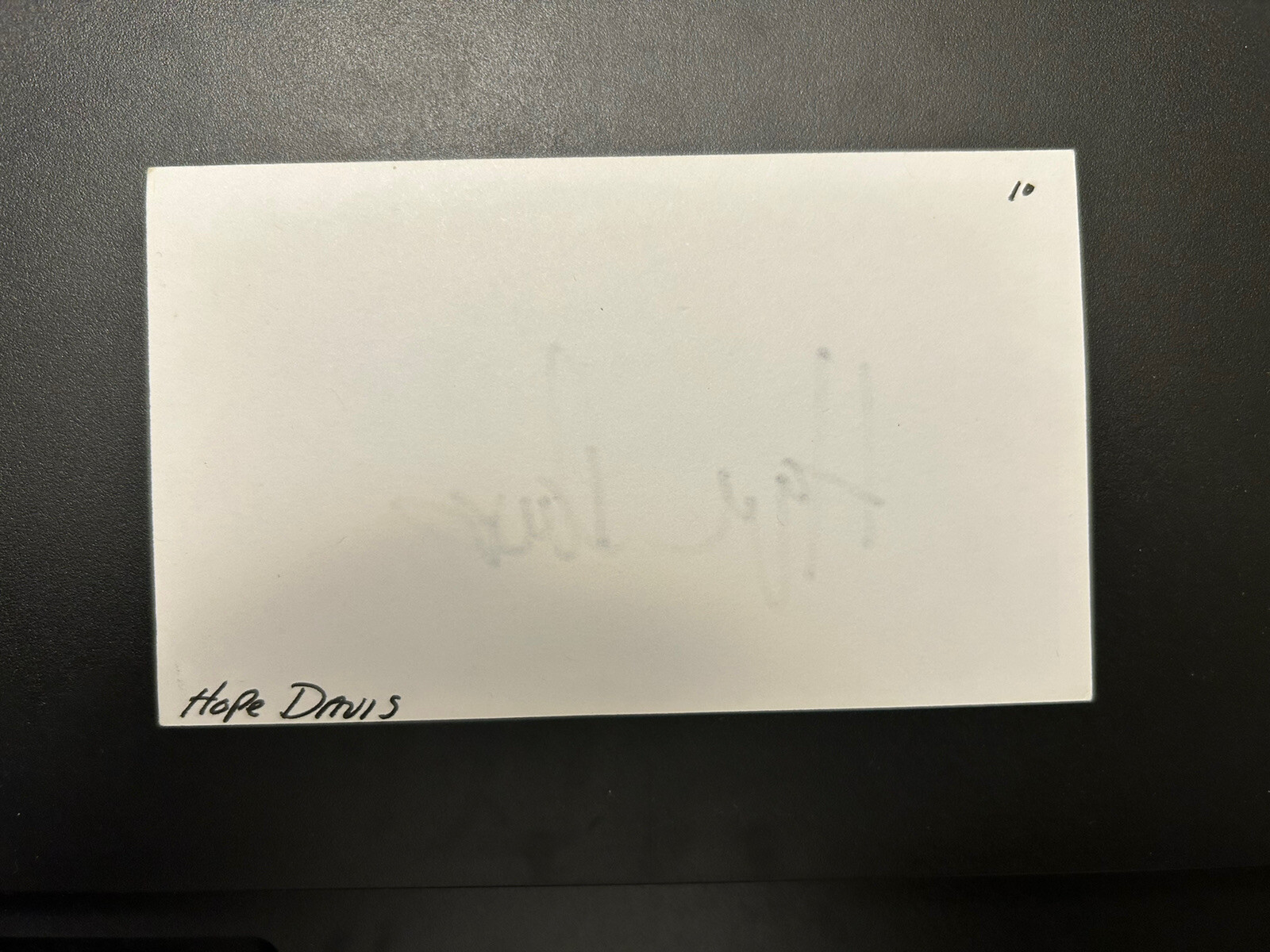 Hope Davis Signed Autograph Signature 3x5 | eBay