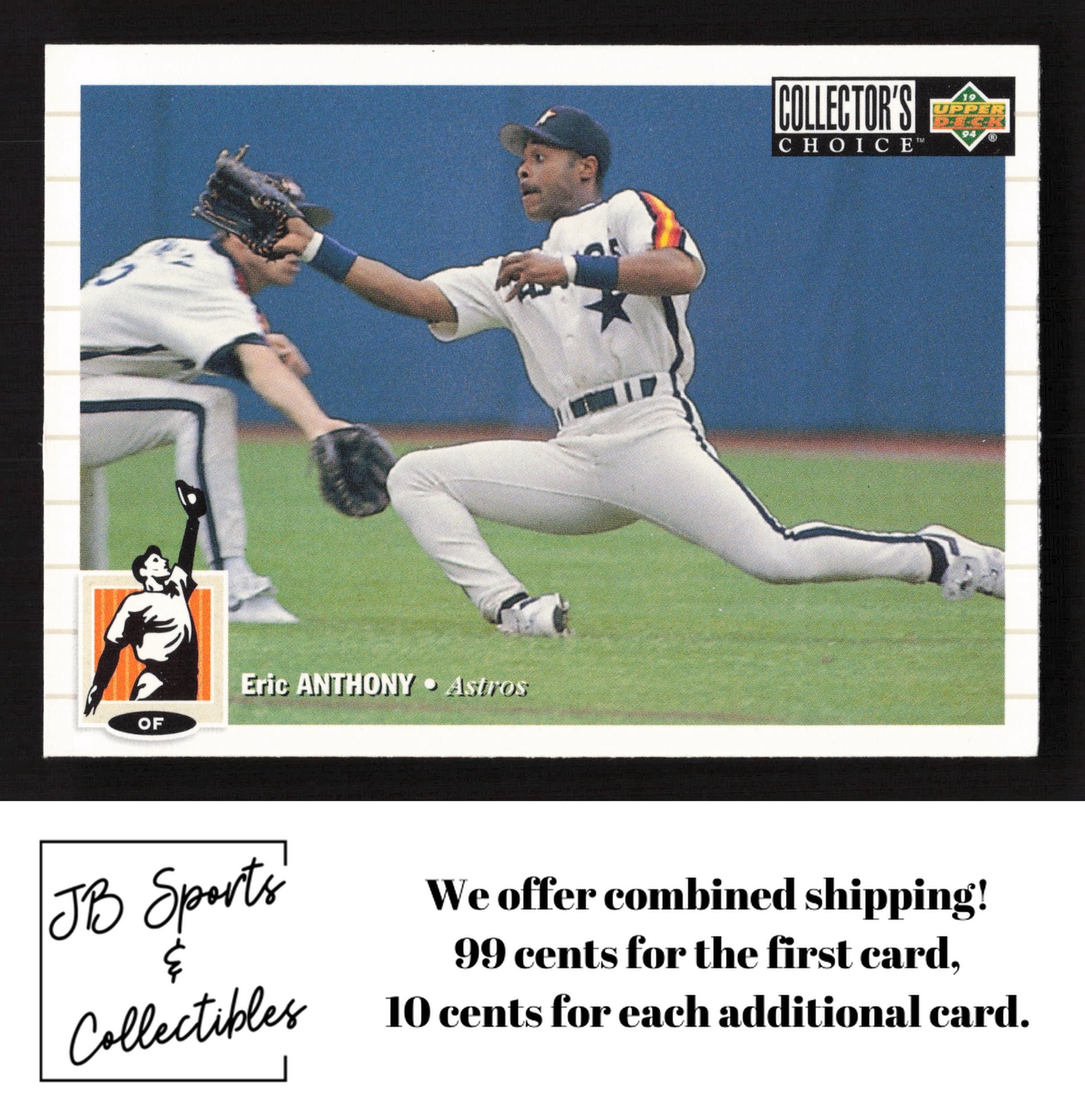 1994 Collector's Choice Eric Anthony #38 Houston Astros | eBay