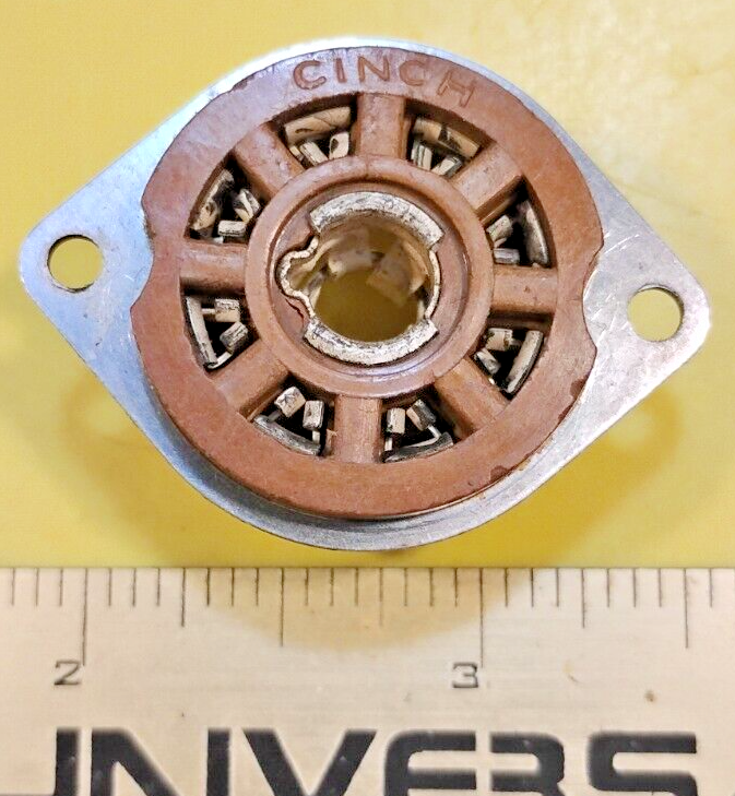 NEW! Cinch® Loctal Vacuum Tube Socket • Micanol • 1.25" Mounting ...