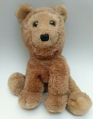 Vintage 1976 TEDDY BEAR plush, DAKIN Stuffed Animal w/ Nutshell ...