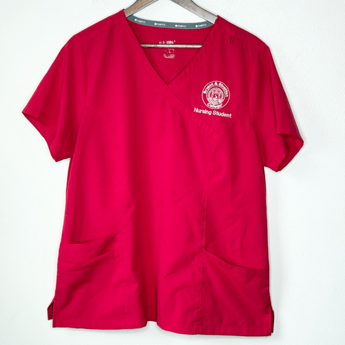 Maevn Bryant and Stratton College ADN Program Red Scrubs - Women’s US L ...