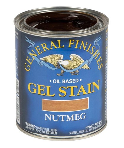 Oil Base Gel Stain 1 Pint Nutmeg 606016102617| eBay