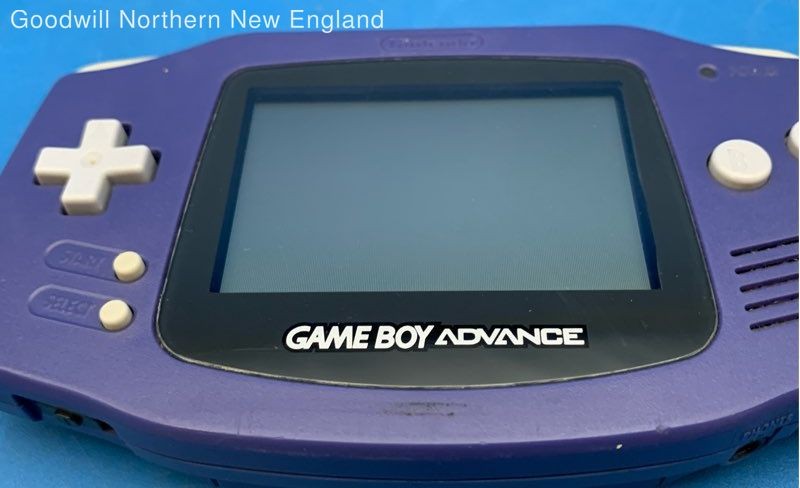 Nintendo Game Boy Advance Purple Handheld Console Model AGB-001 Tested ...