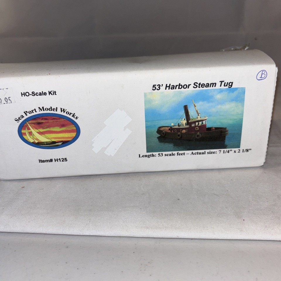 Harbor Steam Tug Kit In HO Scale By Sea Port Model Works.(b) | eBay