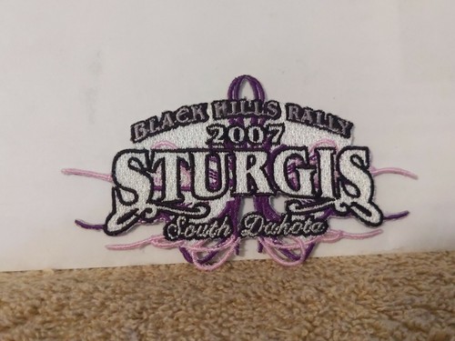 MOTORCYCLE BLACK HILLS RALLEY STURGIS COLOR PATCH 2007 4 X 2 INCH | eBay