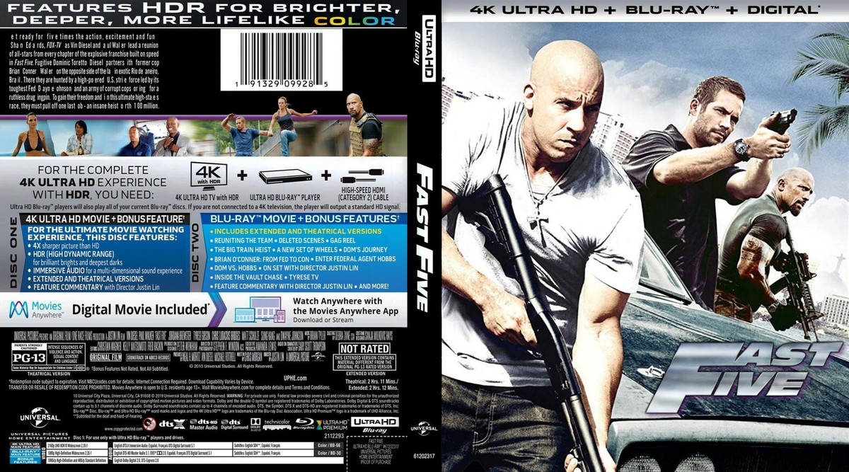 Fast And Furious 5 Movie Cover
