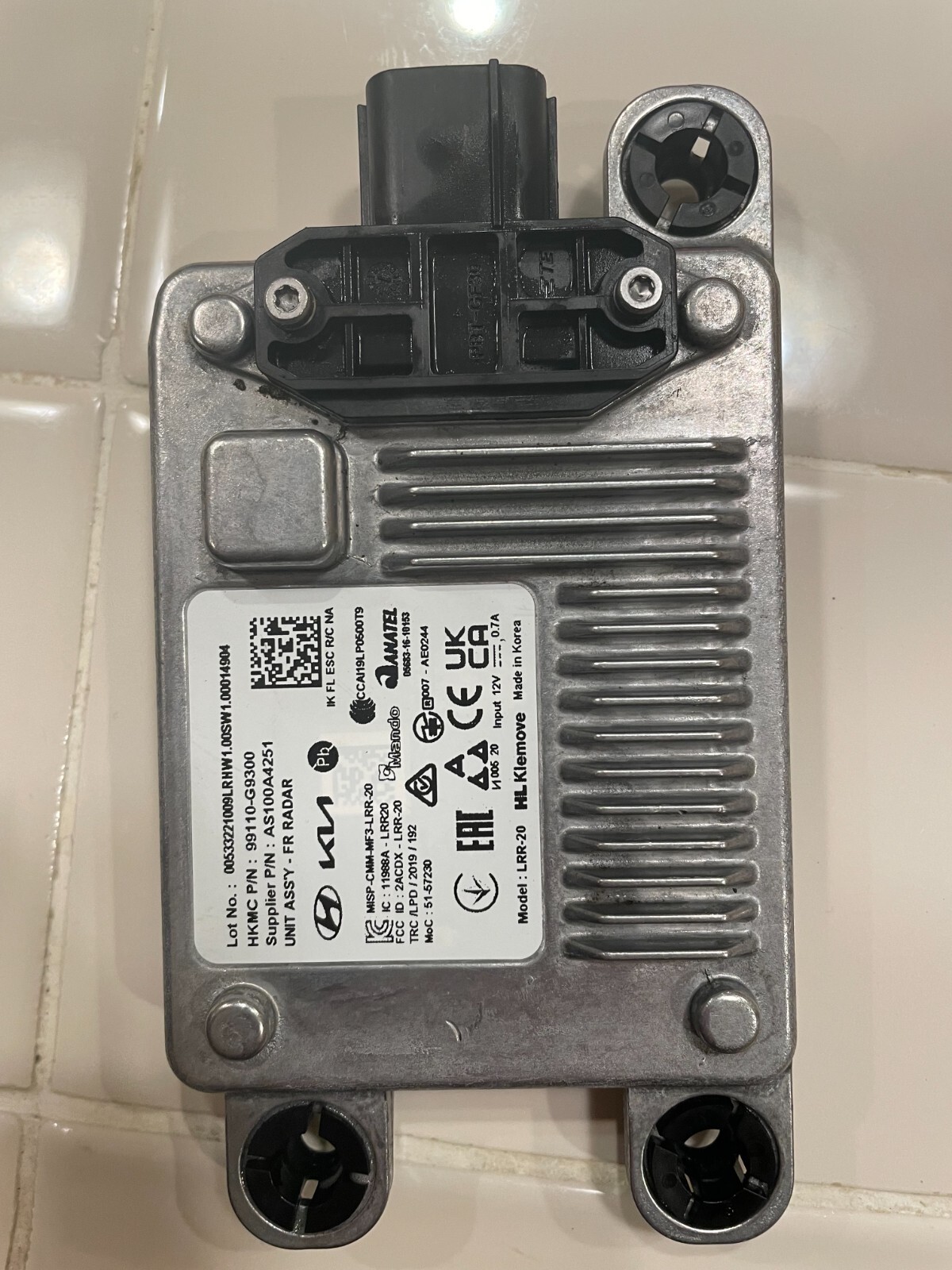 Used OEM Hyundai Genesis Radar Cruise Control PN: 99110-G9300 for $400 ...