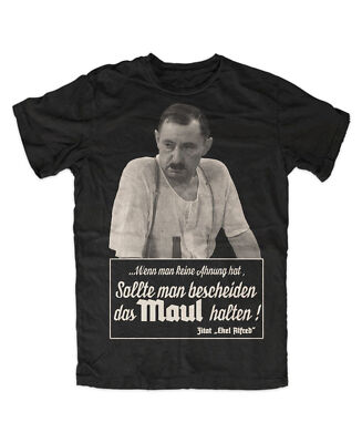Maul halten! Alfred T-Shirt TV Kult Serie Spruch Zitat Humor Fun Punsch ...