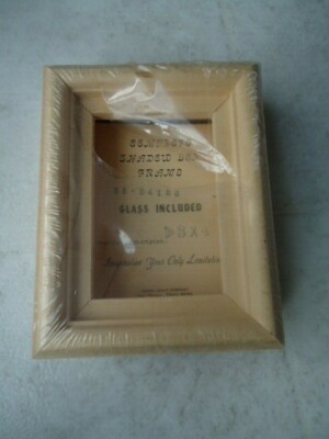 Unstained Wood Complete Shadow Box Frame Glass Included #33-24126 ...