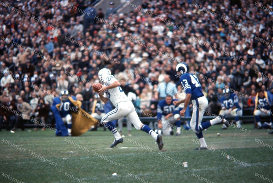 Baltimore Colts JIMMY ORR NFL Football 1960s Original 35mm Photo Slide ...